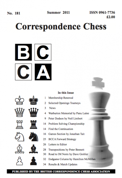 Magazine No. 181 | British Correspondence Chess Association